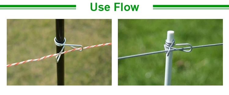 Galvanized Steel Spring Wire Clips for Electric Fencing