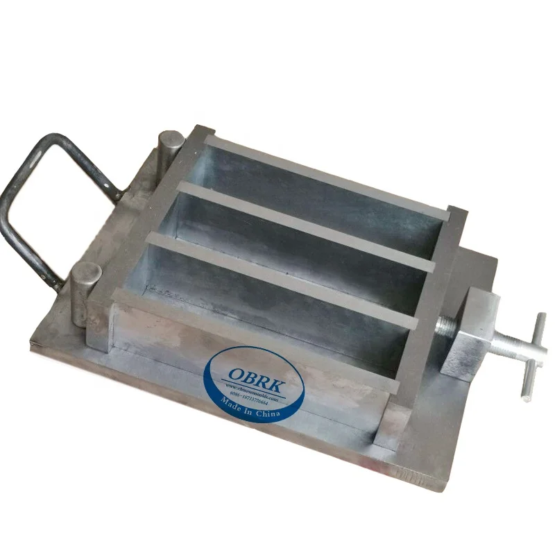 Cement Mortar Three Gang Moulds - EN 196-1 Compliant Testing Equipment ...