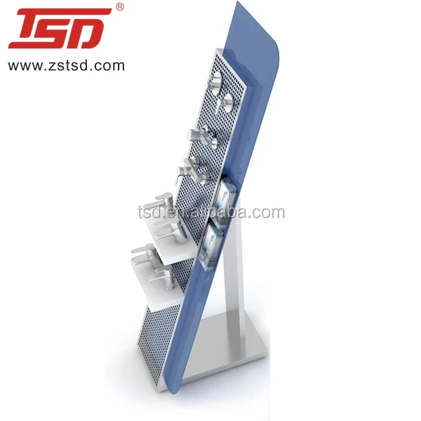Custom Store Pos Floor Standing Faucet Sample Display Board Stand Rack ...