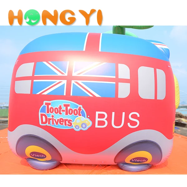 Celebration Activities Decorated School Bus Cartoon Inflatable Toy ...