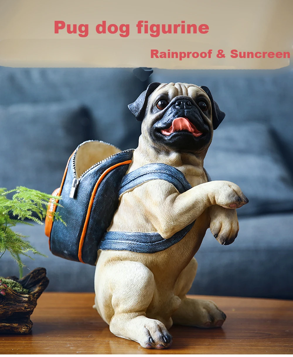 Epoxy Resin Dog Statue - Life Size Animal Figurine