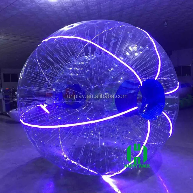 Christmas snow ball zorb ball with led neon light for party| Alibaba.com