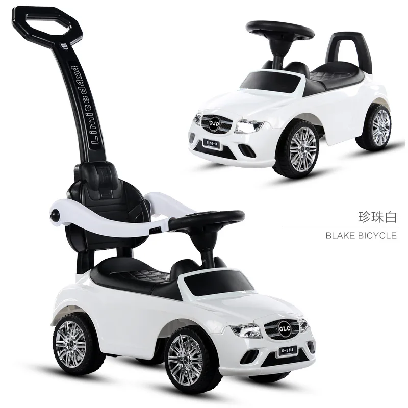 Luxury Convertible Kids 4 in 1 Ride on Push Car with Handle