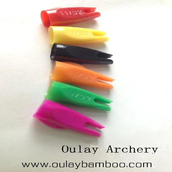 11/32" And 5/16" Lighted Hunting Arrow Nocks/plastic Nocks For Bamboo ...