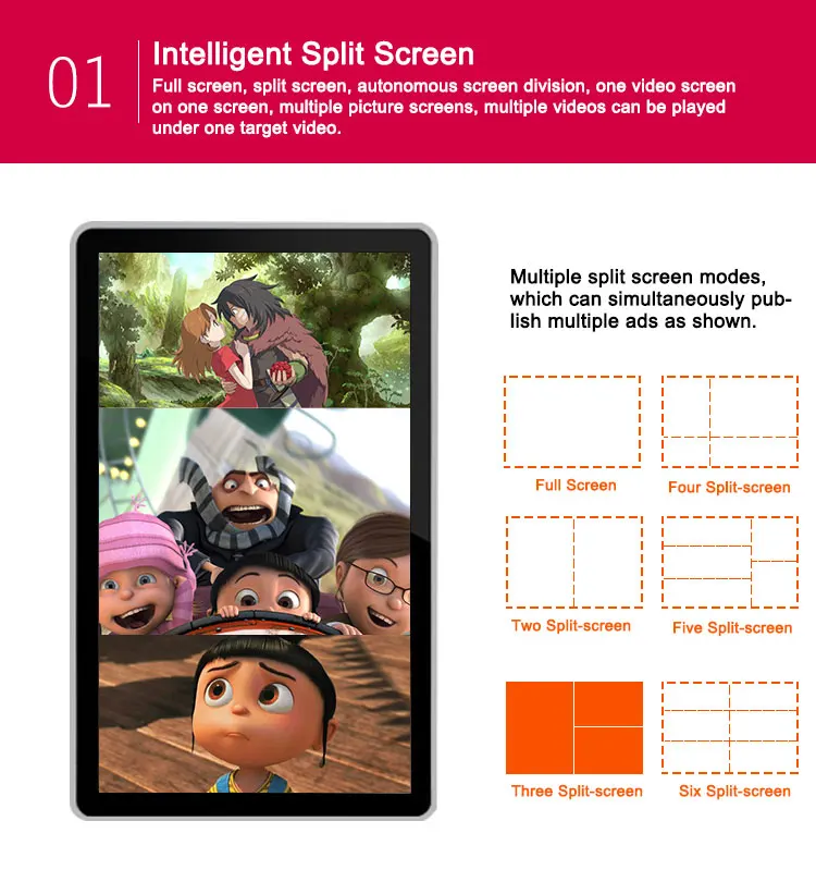 55 Inch HD LCD Display - Ideal for Advertising & Digital Signage