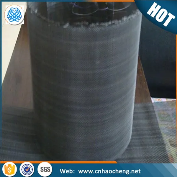 Metal Wire Mesh Filter Screen Black Wire Cloth For Plastic Powder ...