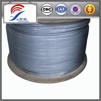 6x19+iwrc 3mm Wire Rope In Steel Core - Buy 7x19 3mm Rope In Steel Core ...