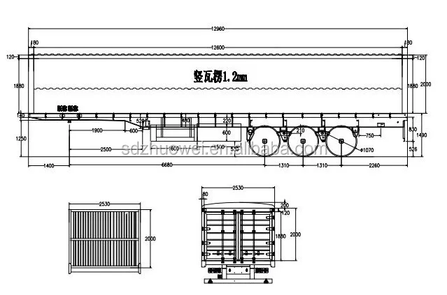 Diesel Oil Tanker Trailer Oil Tanker Trailers Carbon Steel 3 Axle45000L ...