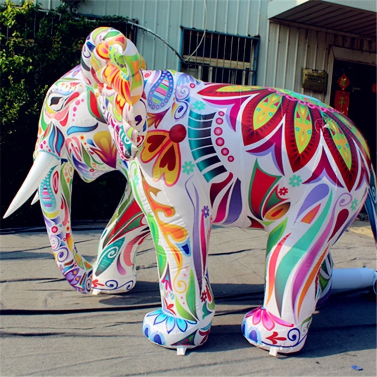 Inflatable Parade Event Decoration - Cartoon Advertising Elephants