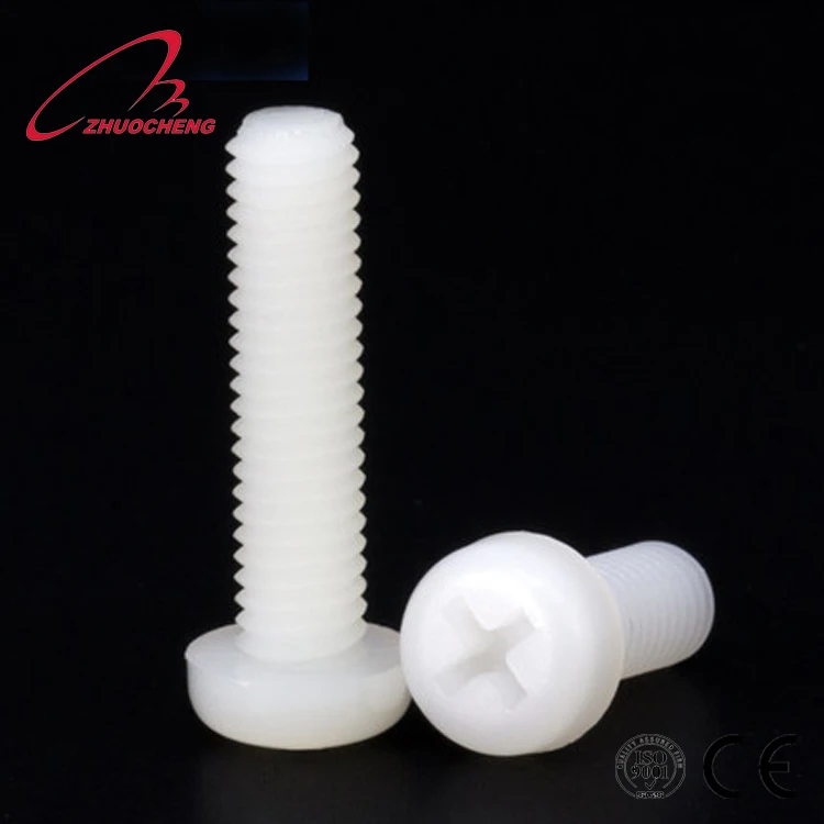 M3 M4 M10 Nylon Plastic Material PA66 White Black Partial Full Thread ...