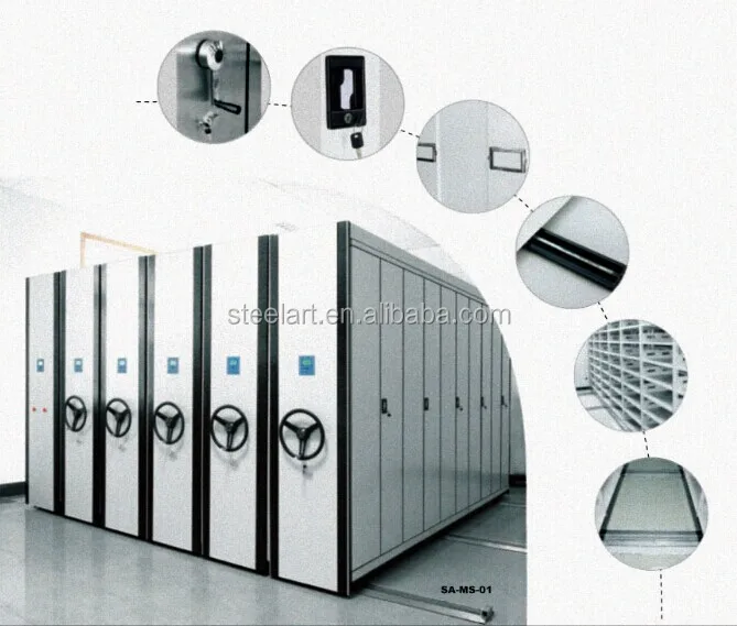 Large Metal Archive Cabinets Mobile Shelving - Buy Archive Cabinets ...