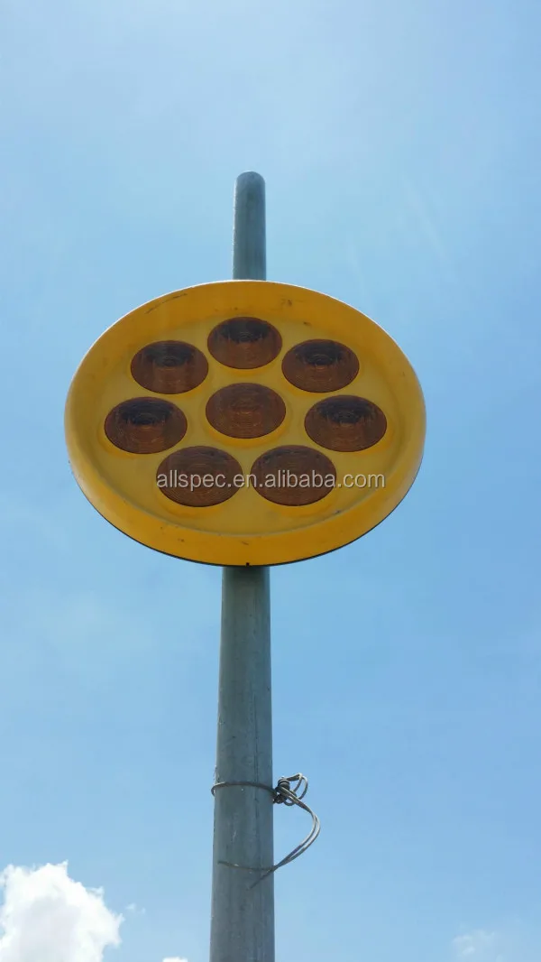 Solar Sunflower Flashing Warning Light - SASO Certified