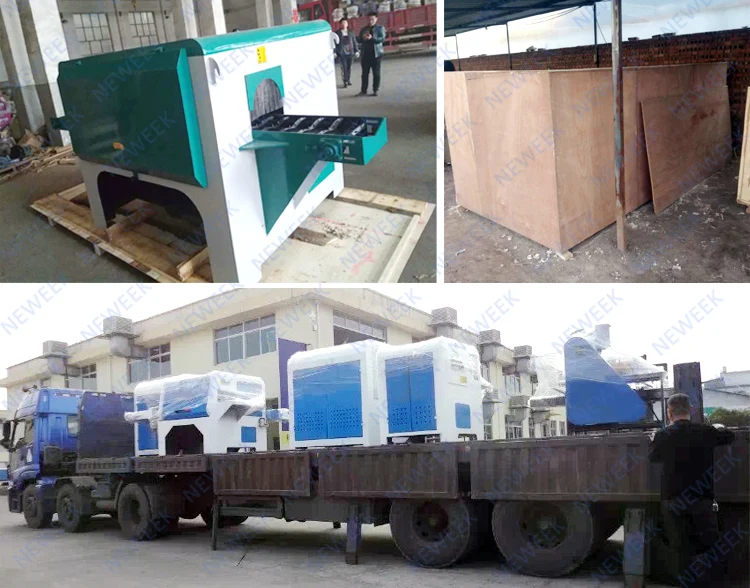 Neweek With Conveyor Round Wood Cutting Timber Multi-blade Sawmill ...