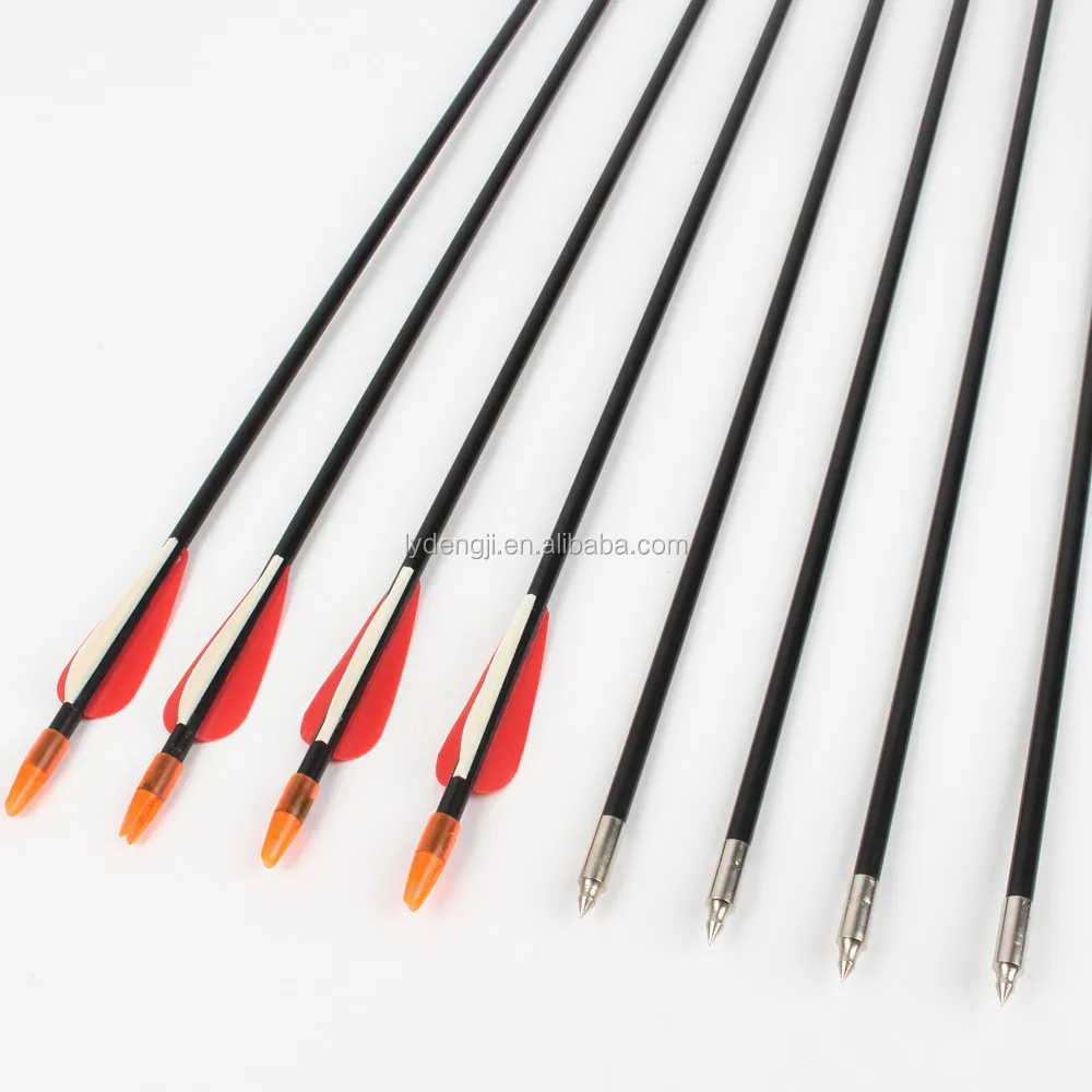 30 Inch 8mm Fiberglass Archery Arrows - Buy Plastic Arrows,Arrows ...