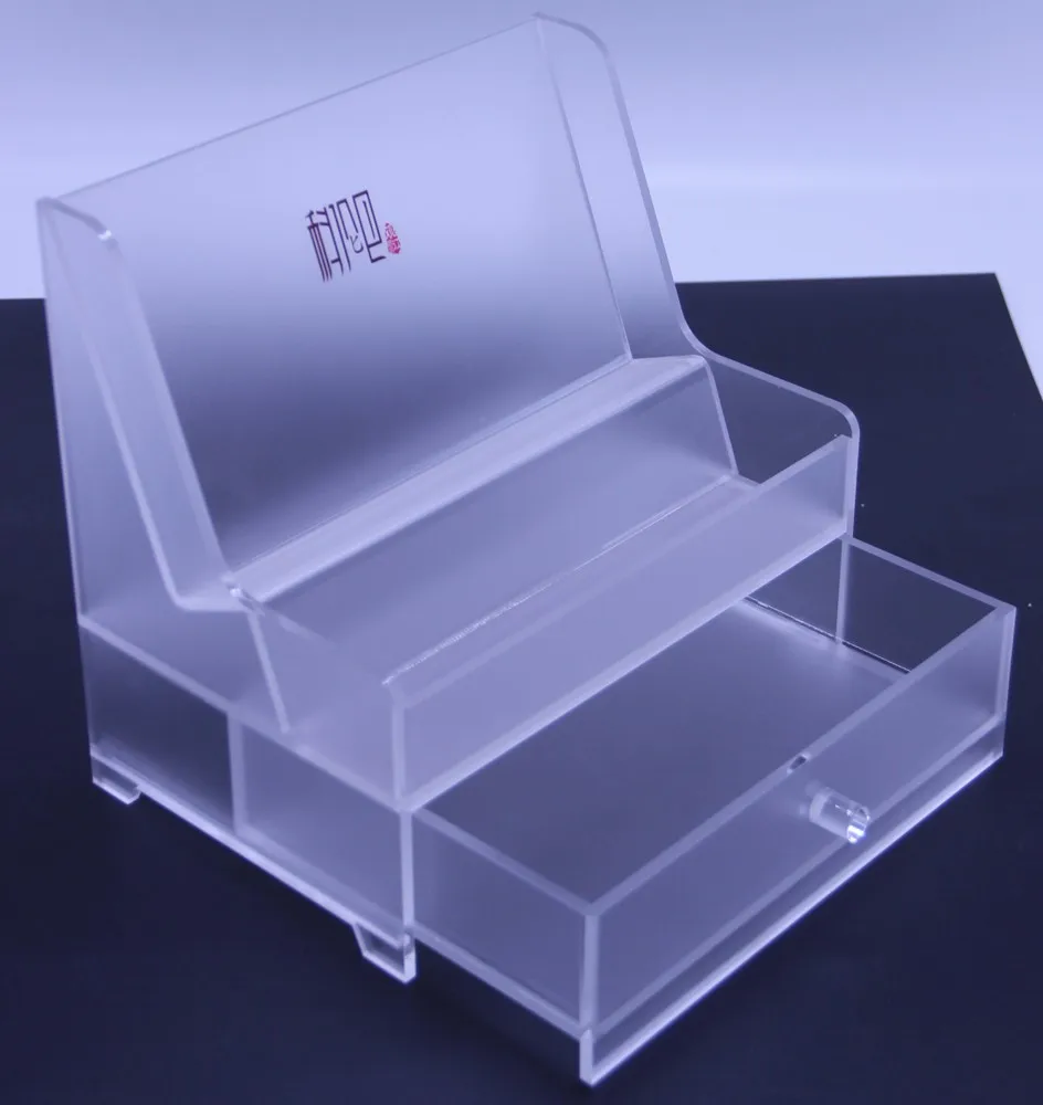 Factory Customized Opaque Acrylic Organizing Box With Drawer For Hotel ...