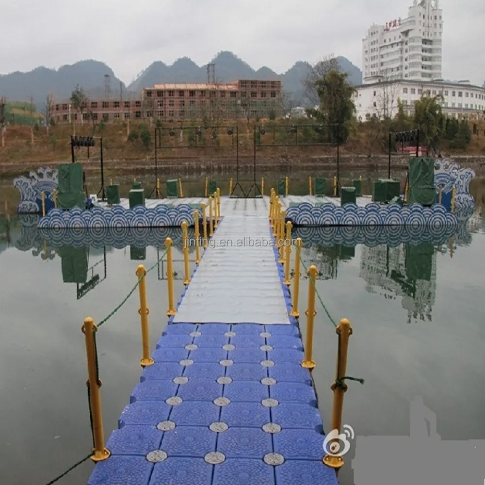 With Barrier,Floating Pontoon Bridge Hdpe Jinting Cn;gua Piston - Buy ...