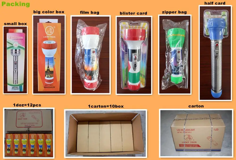 Tiger Flashlights Promotional Torch Linternas Led - Buy Linternas Led ...