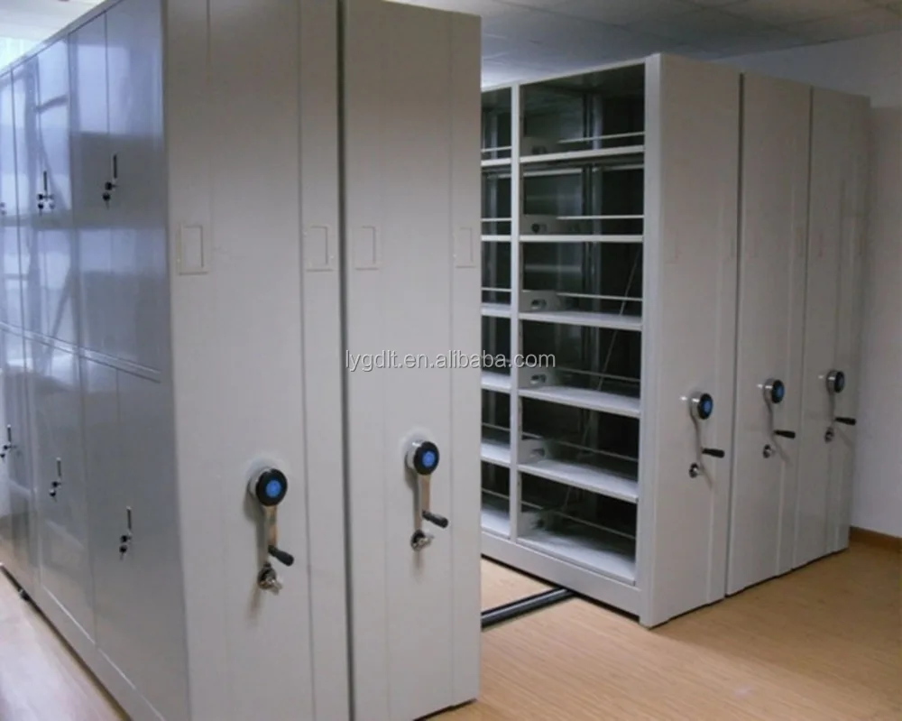 Filing Storage Compactor - Efficient Mechanical Mobile Shelving