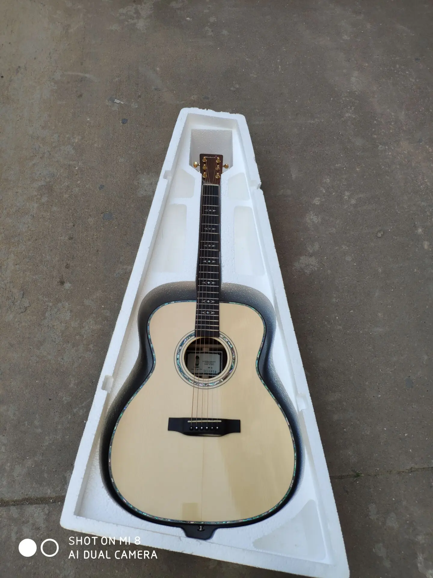 43" Jumbo Size Solid Wood Acoustic Guitars,Acoustic Electric Guitar ...