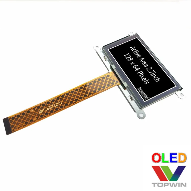 2.7 Inch 128*64 Pixels Oled Screen 30 Pin Color Oled Ug-2864asydt01 ...
