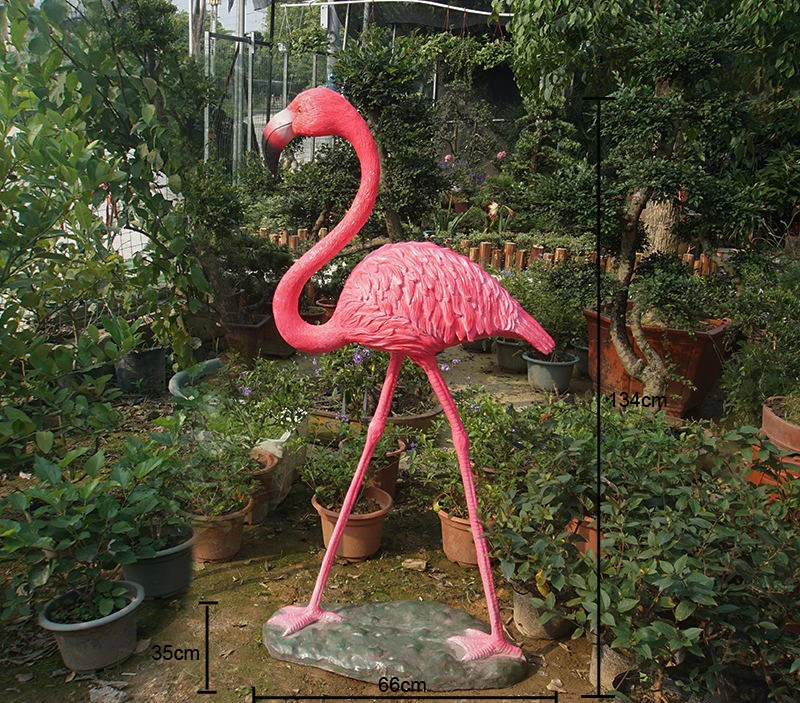 Flamingo Sculpture Life Size Garden Flamingo Statue - Buy Garden ...