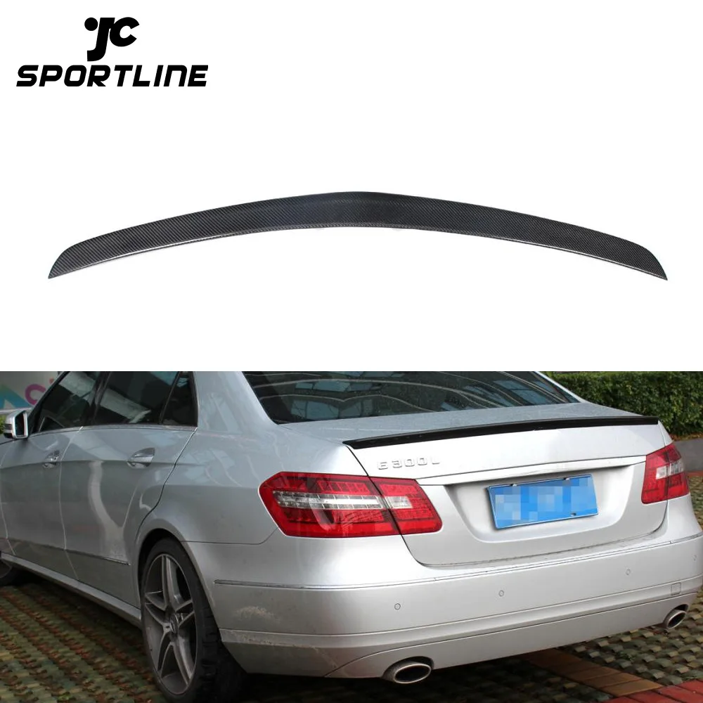 For Benz W212 E250 E350 E550 E63AMG 2010-15 REAL Carbon Rear Trunk ...