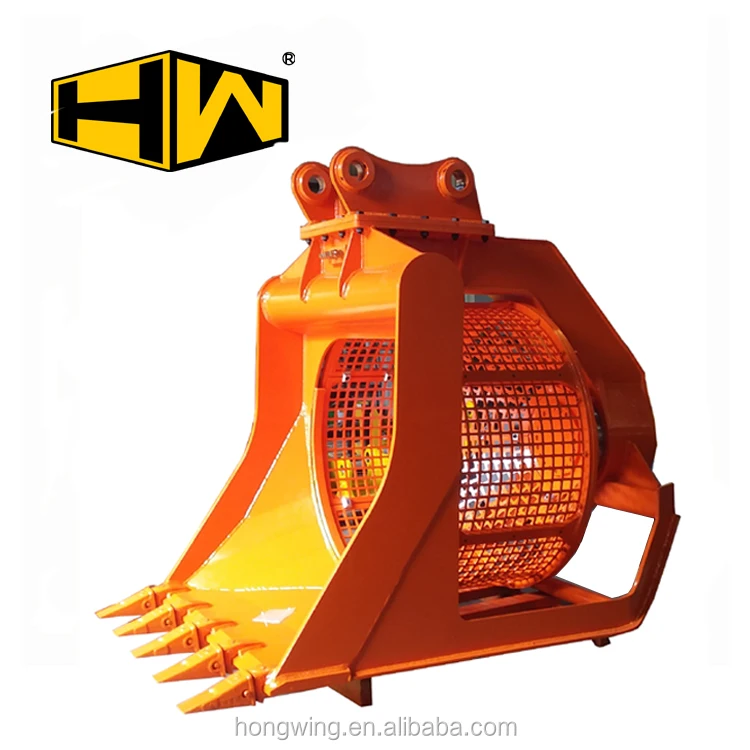 Hongwing Rotary Screening Bucket Excavator Screening Bucket Loader ...