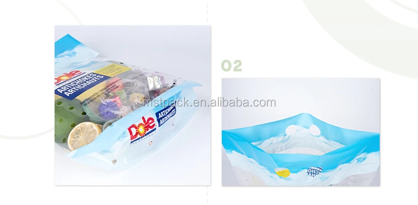 Perforated Plastic Bags for Grapes - Customizable Size