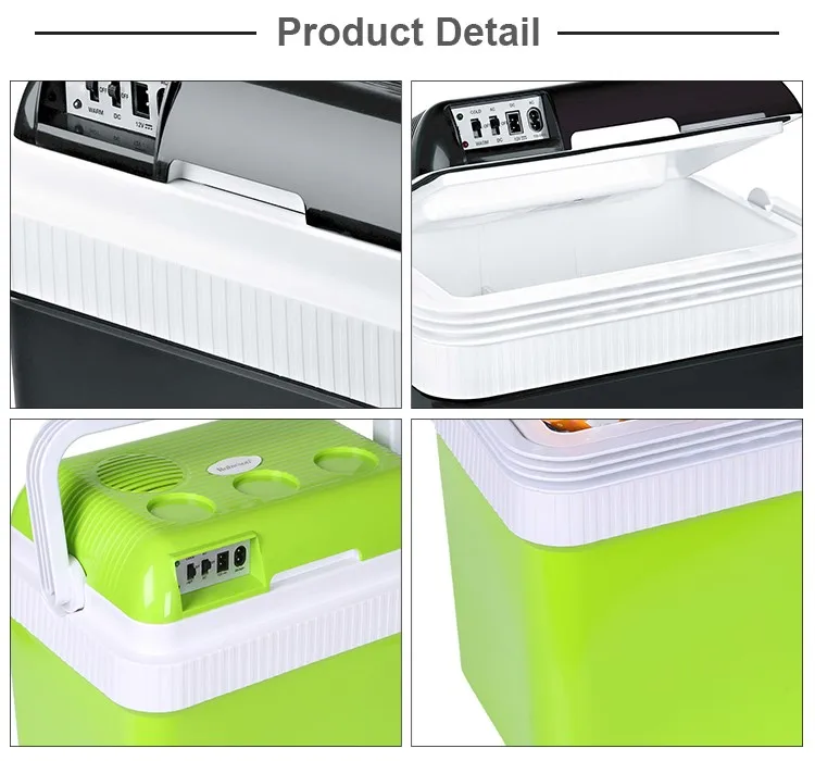 Car Refrigerator Large 24L Electric Cool Box Cooler, for Drinks Food ...