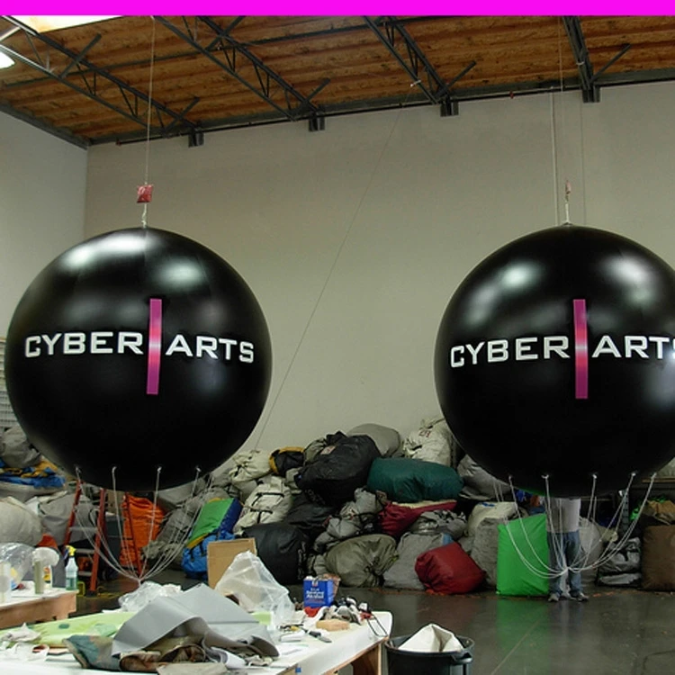 Custom Outdoor Advertising 2m Helium Balloon Advertising Inflatable ...