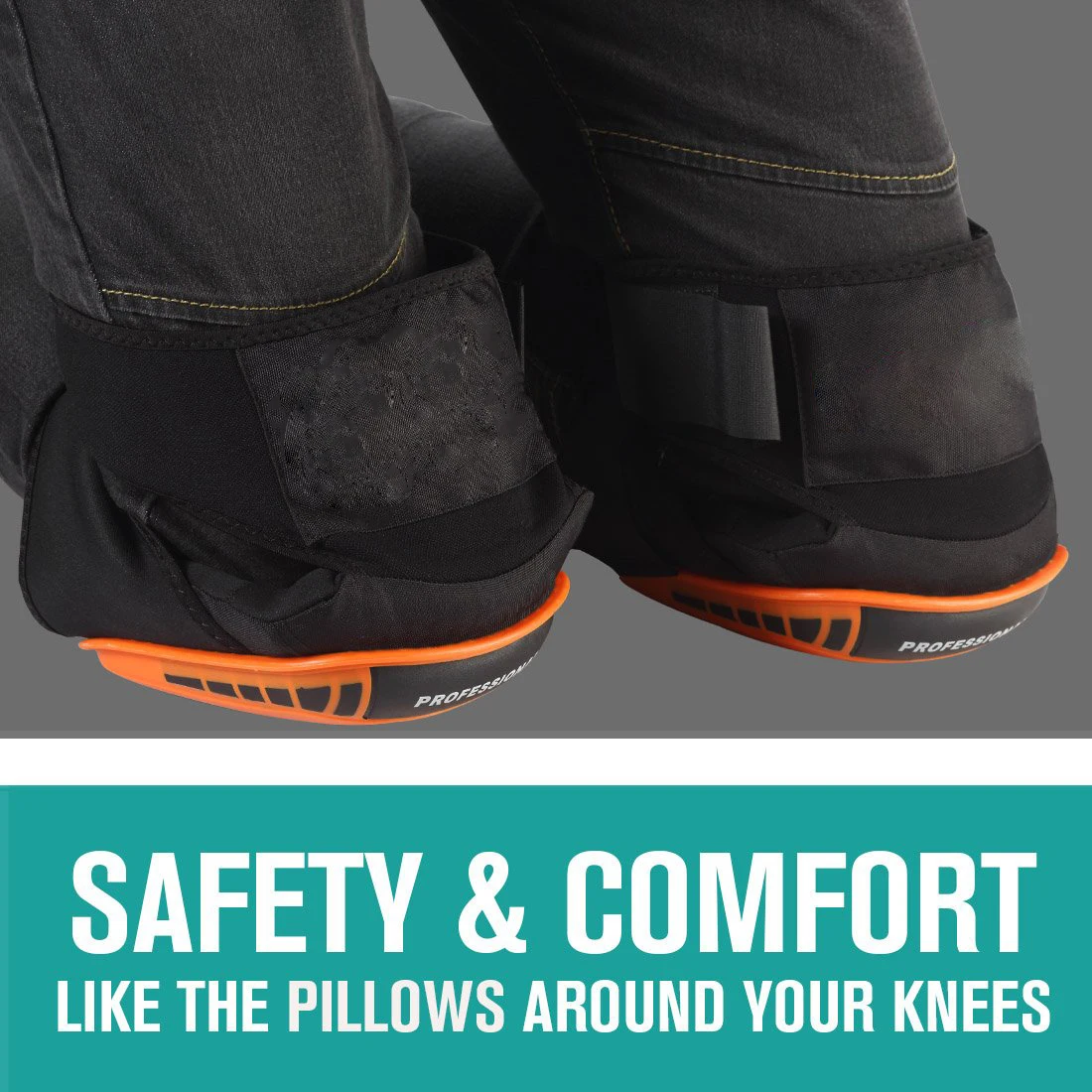 Professional Roofing Knee Pads - Heavy Duty Protection