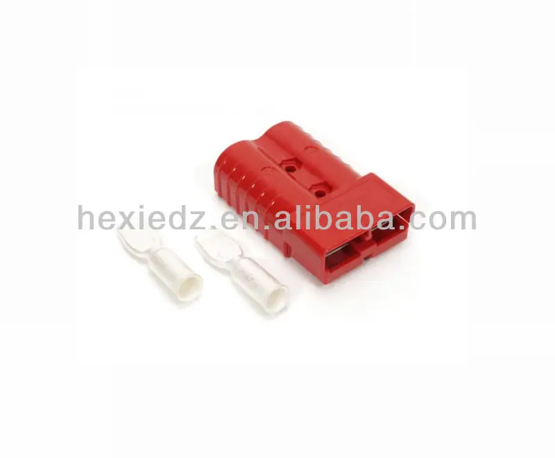 Heavy Duty 350a Power Connector With Red Housing And Copper Terminals ...
