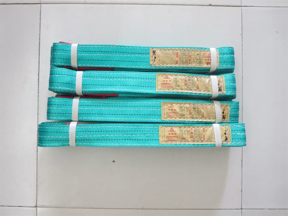2 Ton Webbing Sling Crane Lifting Belt/webbing Sling Color Code - Buy ...