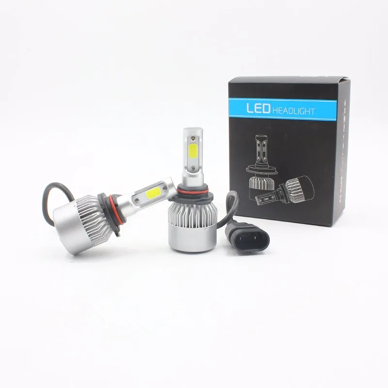 S2 Led Headlights H4 36w 8000lm Cob H1 H3 H7 H8 H11 9005 9006 5202 9012 Hir2 H4 Led Car ...