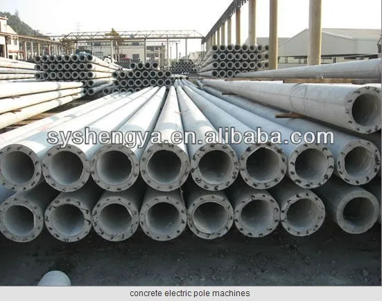 Prestressed Concrete Electric Pole Machines Concrete Pole Centrifugal ...