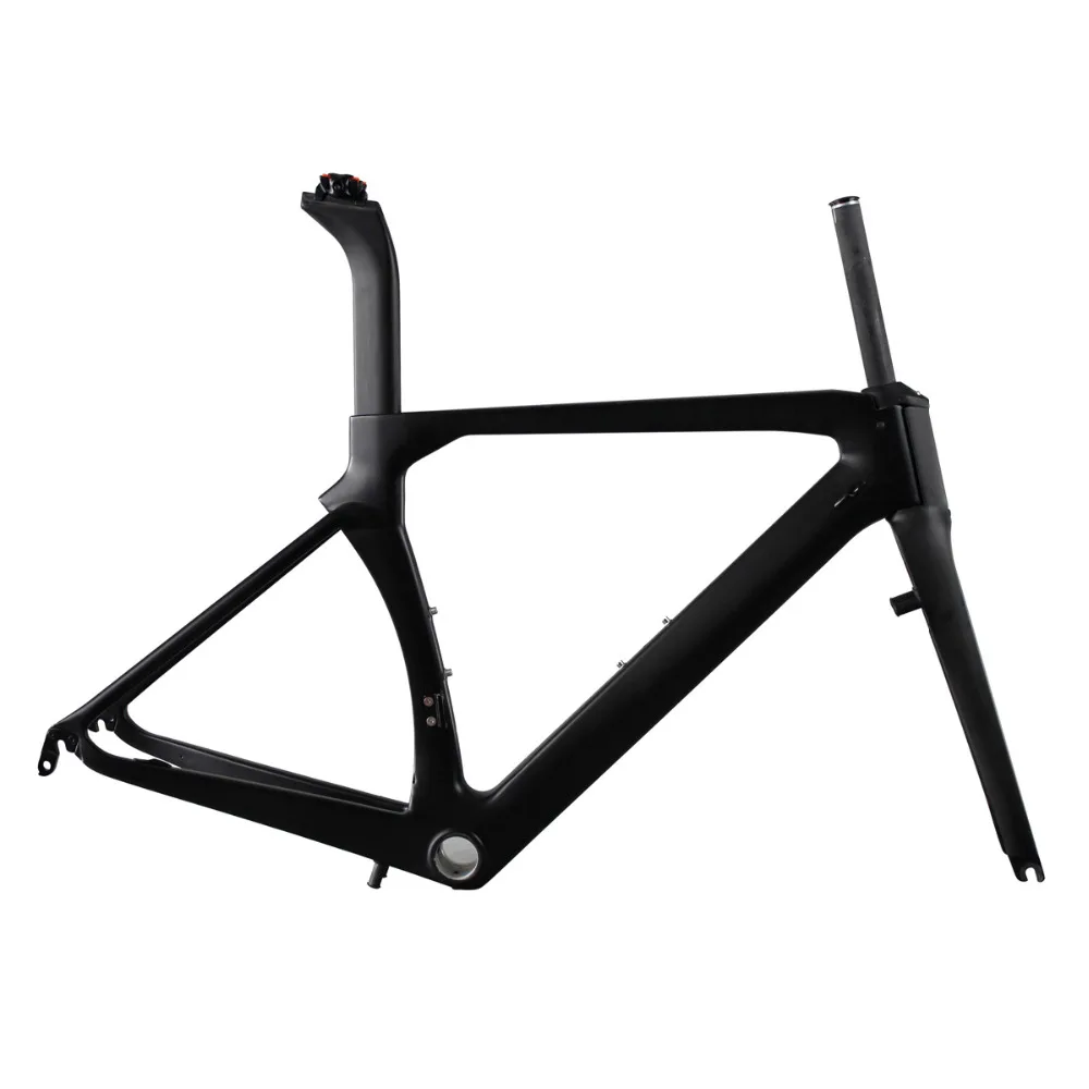 Factory wholesale road frame aero carbon bicycle frames V-brake racing ...