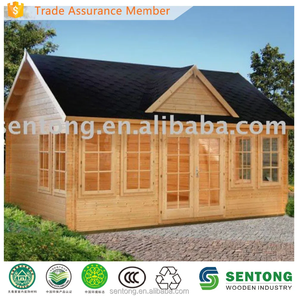 2017 Prefab Log Cabin Wooden House STK181| Alibaba.com