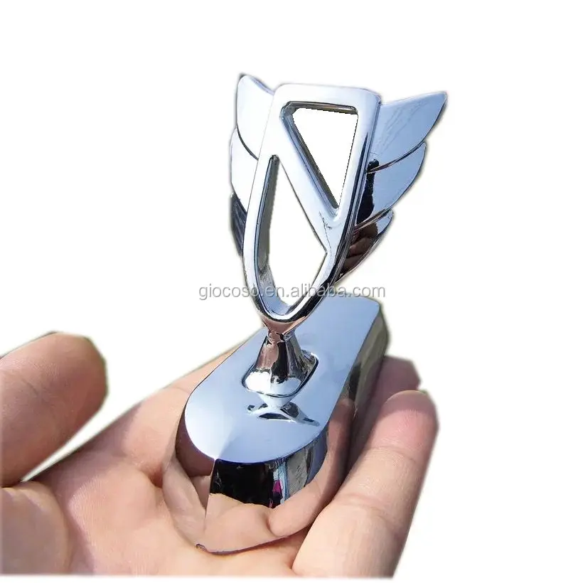 Sliver Car Front Cover Shield Emblem Hood Ornament Bonnet Emblems ...