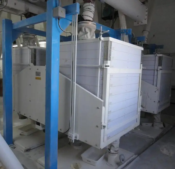 High Capacity Double Section Wheat Flour Grading And Sifting Plansifter ...