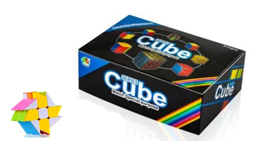 Intelligent 5.7cm Level 3 Abs Plastic Fanxin Folding Cube Toy For Kids ...