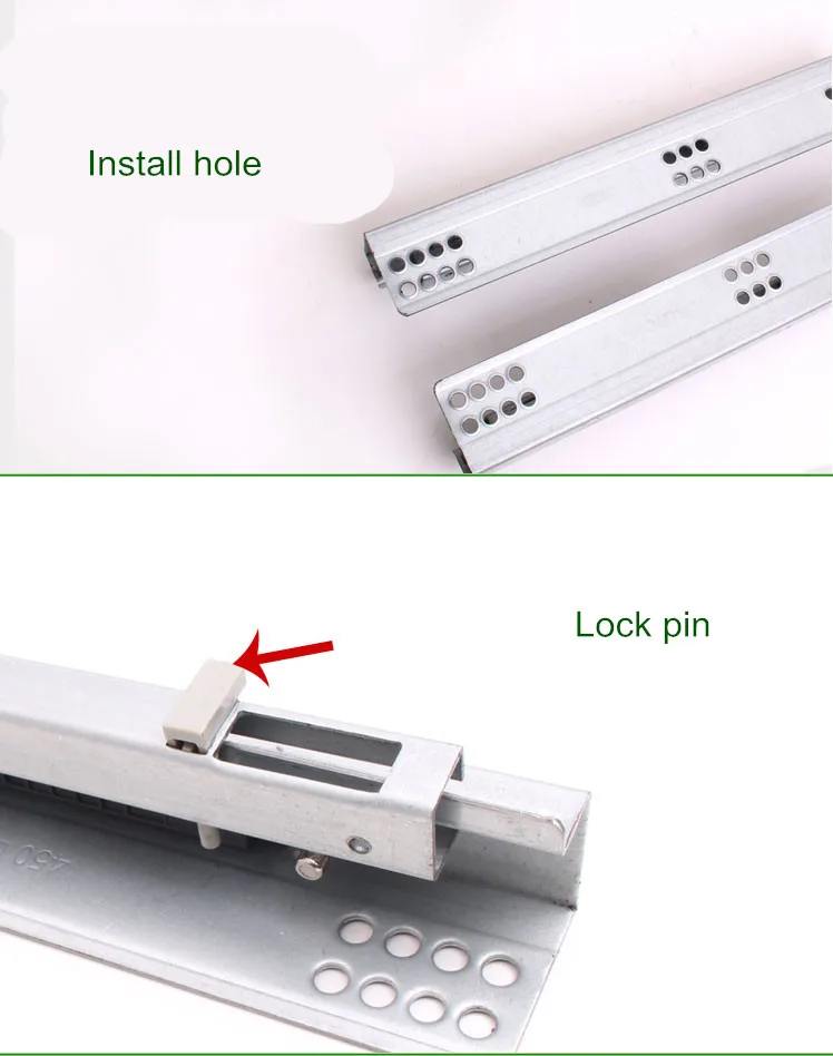 NISKO Full Extension Soft Close Drawer Slide - Quadro Channel