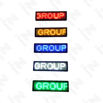 Electronic Scrolling Rechargeable Led Mini Programmable Name Badge/tags ...