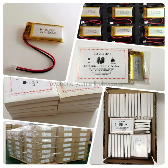 3.7V 1900mah Li-Ion Polymer Battery - Reliable Power Source