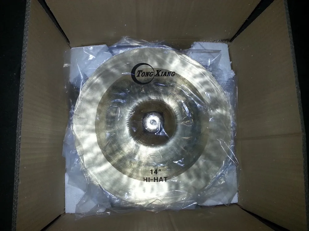 14 "hihat O-zone Bekkens Handgemaakte Cymbal Set Voor Drum Percussie ...
