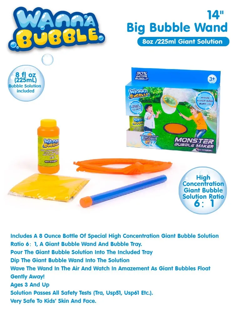 Monster Bubble Maker - Create Huge Bubbles with Ease