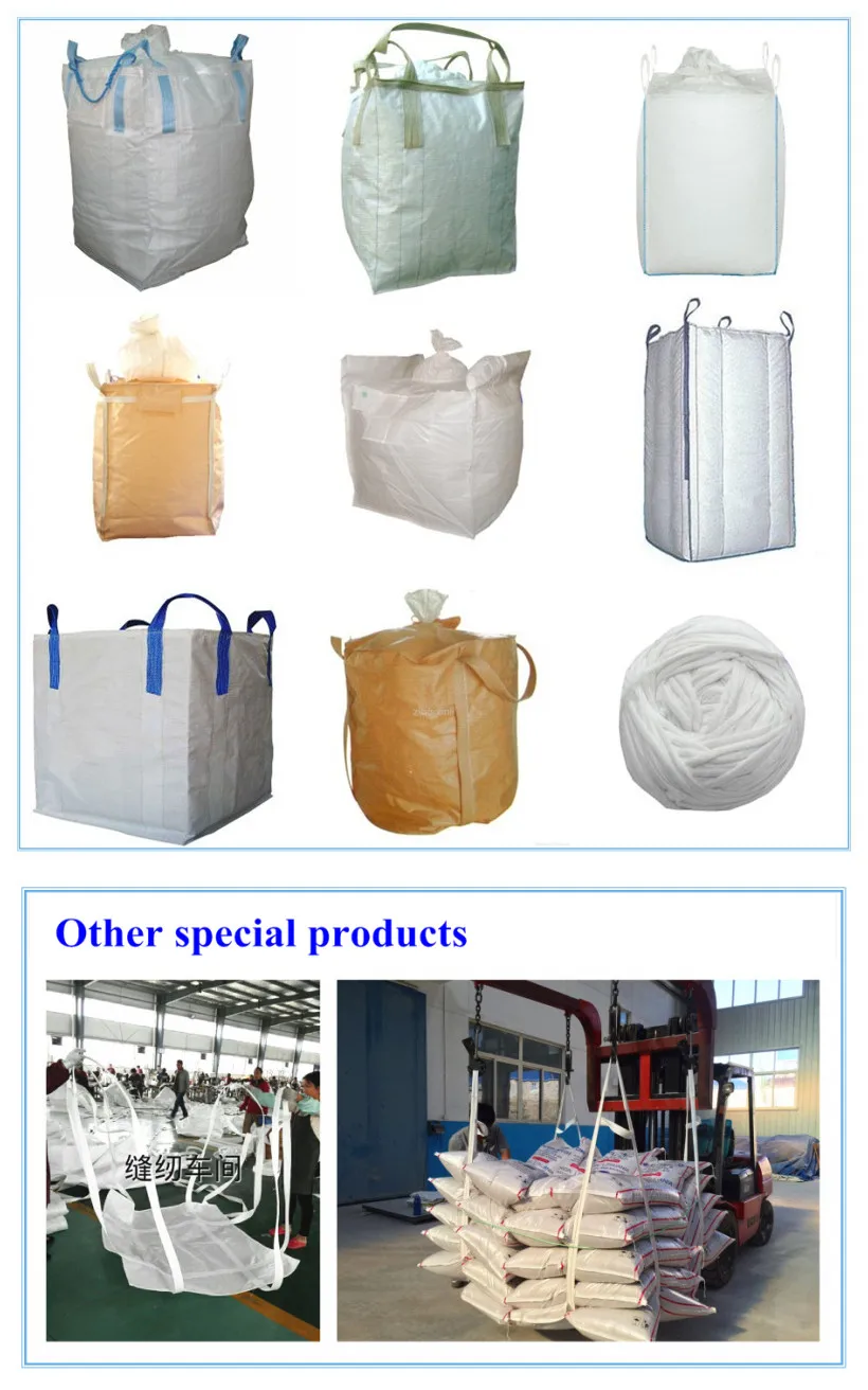 2000kg 1000kg 500kg Pp Jumbo Bag Sand Bulk Bags Fibc Jumbo Big Bags ...