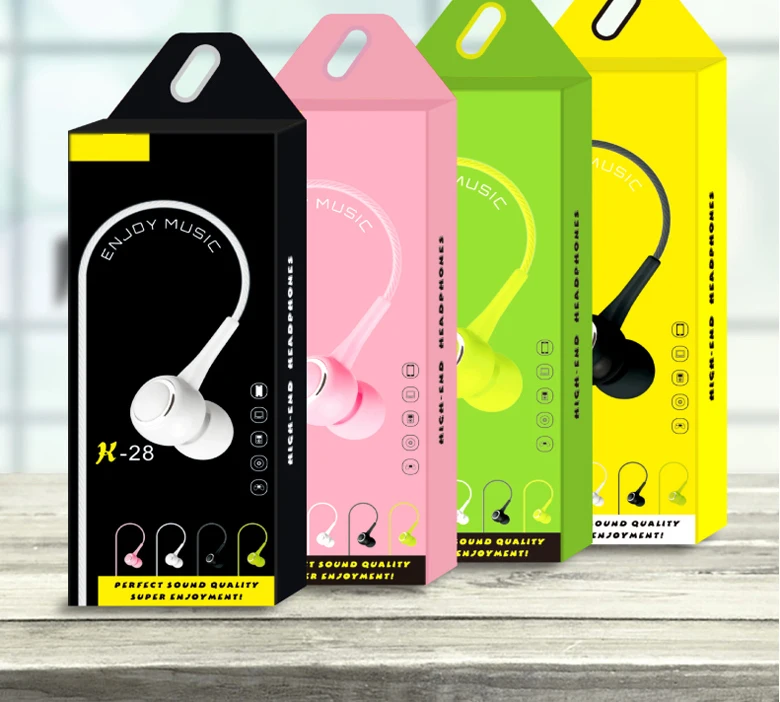 Stereo Surround Wired Earphone Volume Control Bass Headset Earbuds For ...