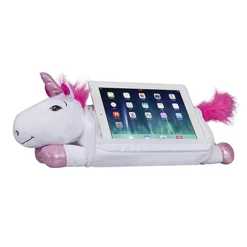 Customized Stuffed Animal Tablet Pillow Case Toy Unicorn Shaped Ipad ...