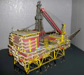 Resin Plastic Metal Oem Oil Rig Model Oil Rig Scale Model For Visiting ...