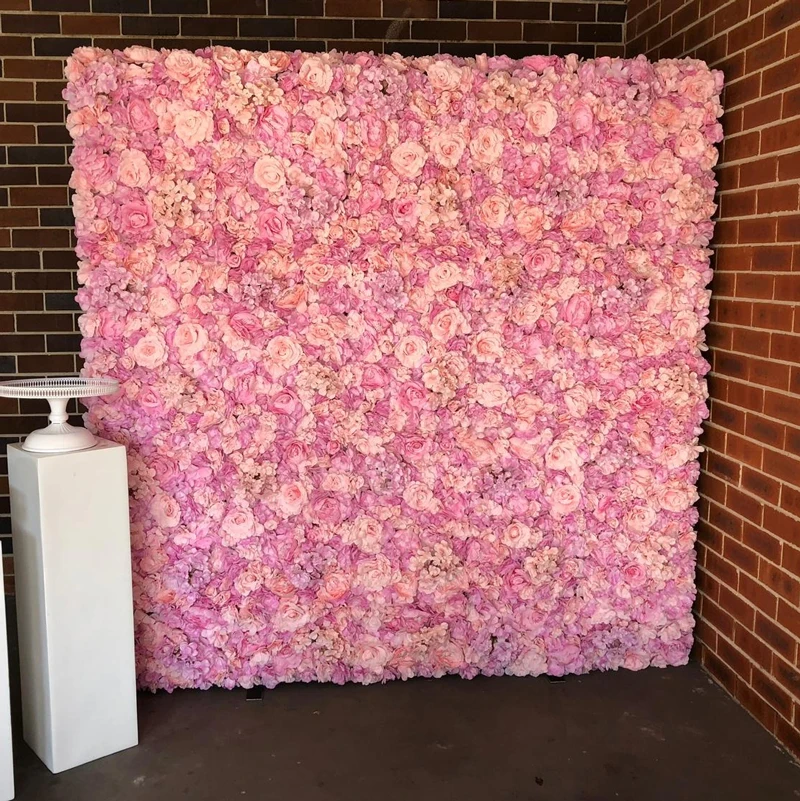 Rolled Flower Wall Silk Flower Cloth Silk Structure Material Wedding ...